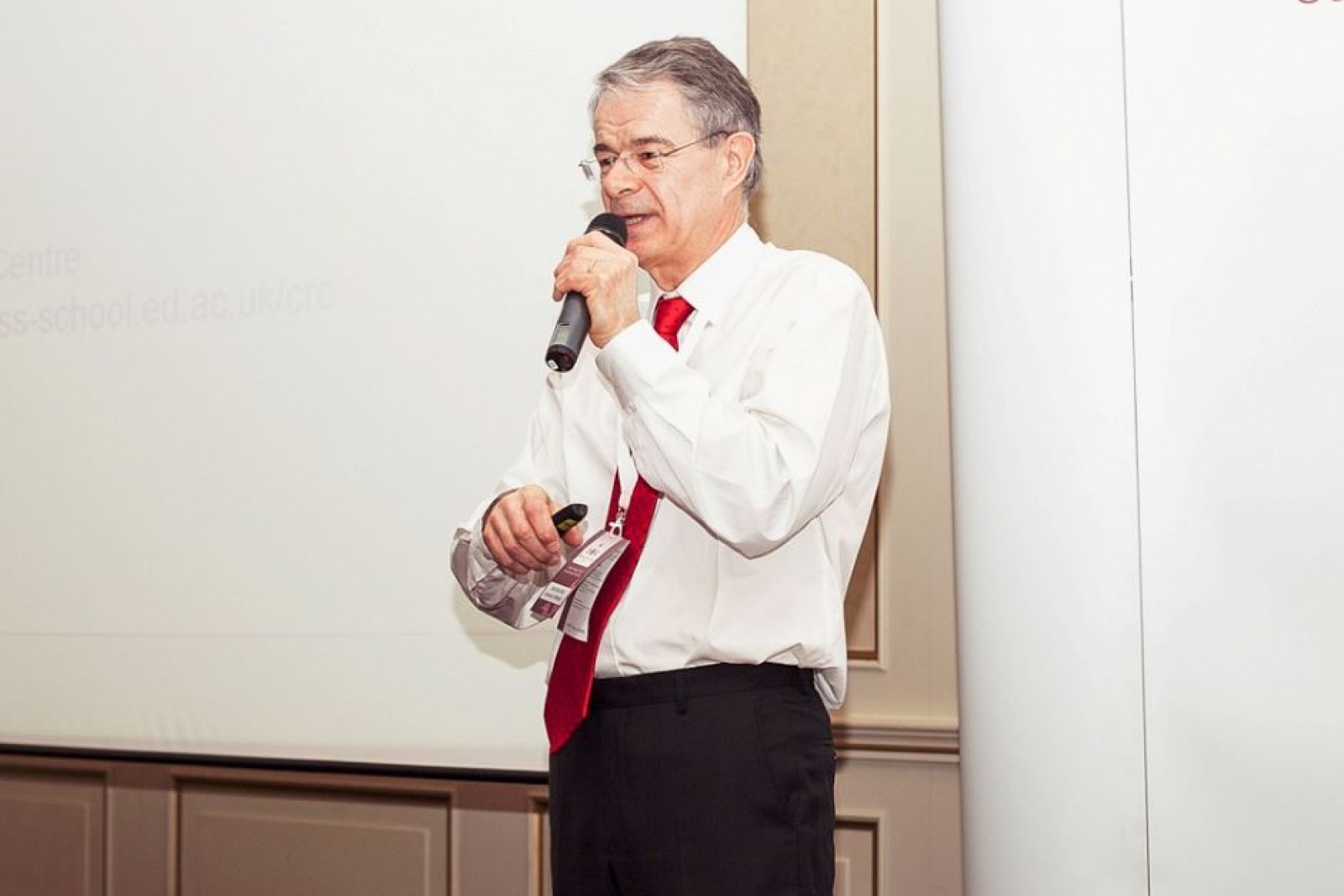 Professor Jonathan Crook gives presentation on survival modelling at ...